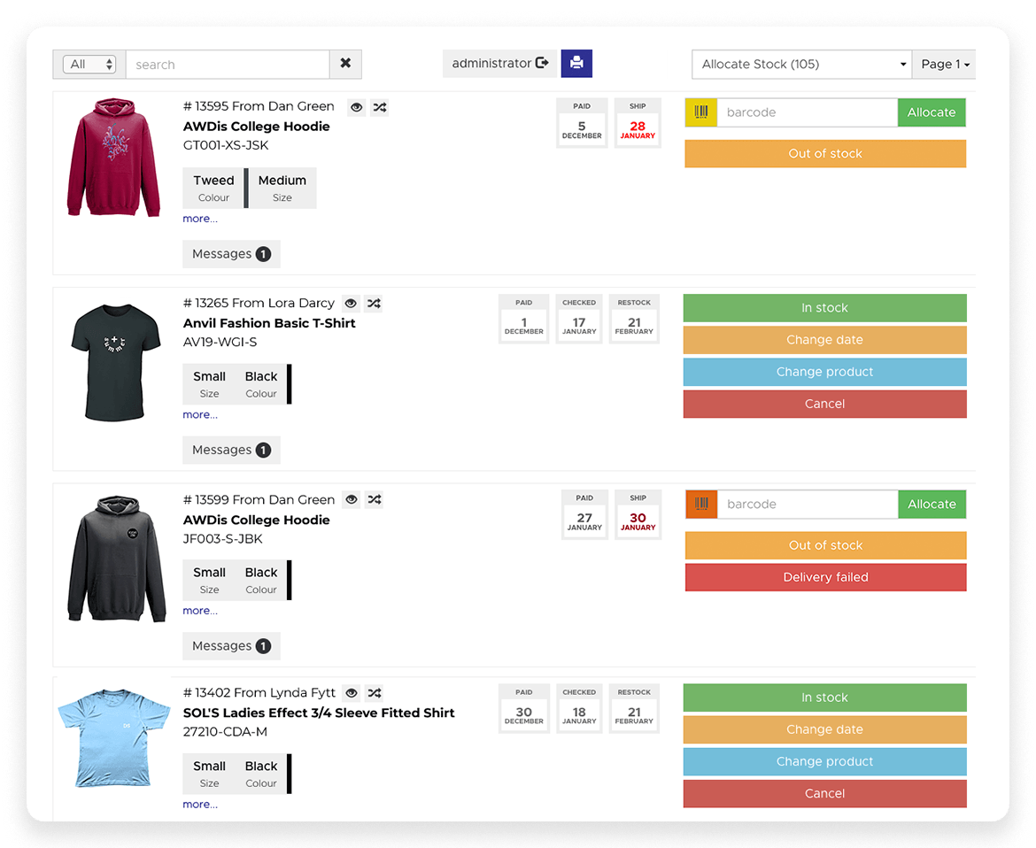 The Brick Factory – Cloud Software for merchandise producers.